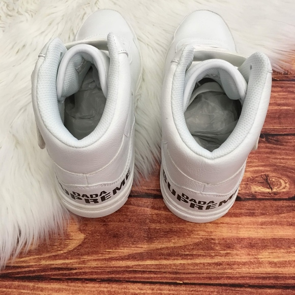 Dada Supreme | Shoes | Dada Supreme White High Top Fashion Sneakers ...